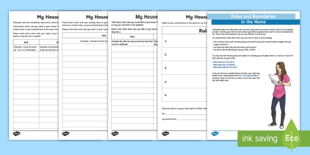 House Rules Activity Pack - Young People and Families KS2 Content