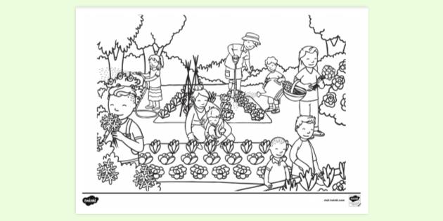 FREE! - Nature Colouring Sheet | Twinkl Resources
