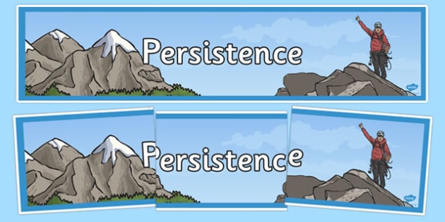 👉 Persistence Display Banner (teacher made)