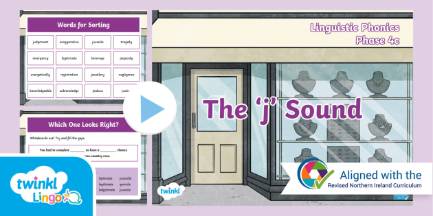 J Sound Activities | twinkl.co.uk