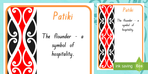Patiki Pattern A4 Display Poster - Years 0-2 - Twinkl NZ