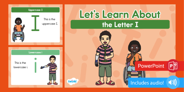 Alphabet: Let's Learn About the Letter I PowerPoint