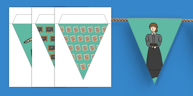 Victorians Themed Display Bunting Teacher Made