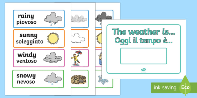 Weather Display English/Italian - Weather Display