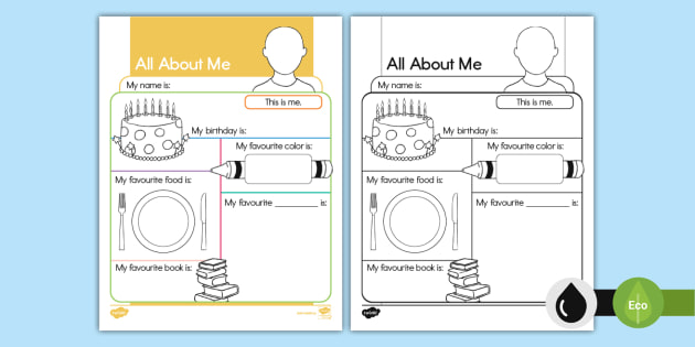 Back to School All About Me Activity (teacher made)
