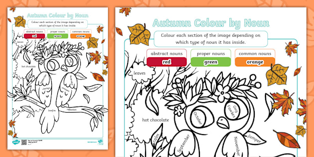 Autumn Nouns | twinkl.com.au