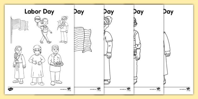 free coloring pages for labor day