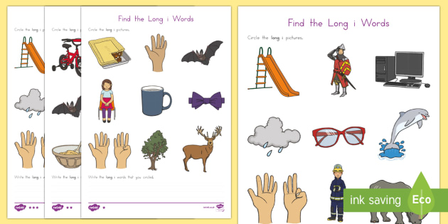 Long 'i' Words Differentiated Activity | Twinkl Phonics K-1