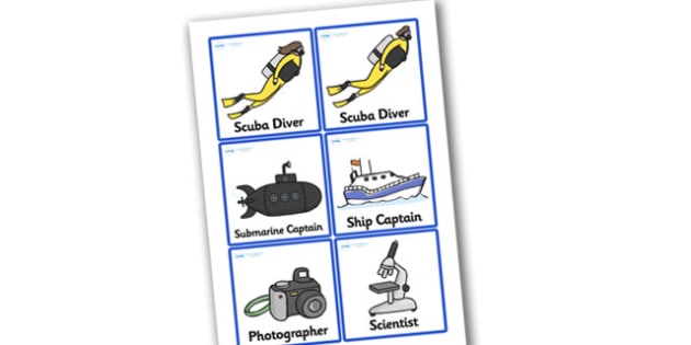 Deep Sea Explorer Role Play Badges - deep sea explorer, role play, badges