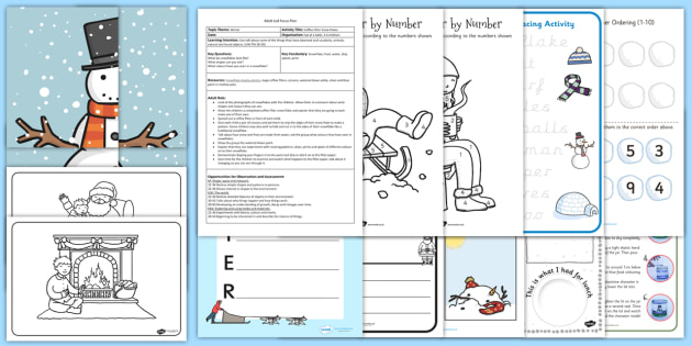 Parents Snow Activity Pack (teacher made)
