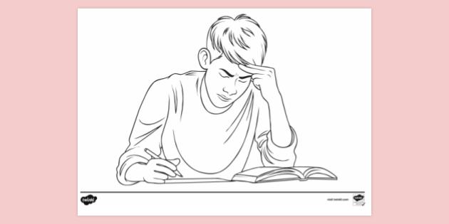 FREE! - I Have A Problem In Class Colouring Sheet | Colouring Sheets