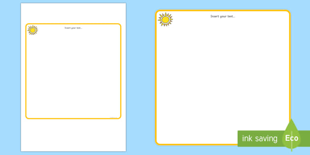 FREE! - Sunshine Themed Editable Classroom Area Display Sign