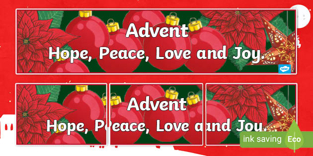 Advent Display Banner