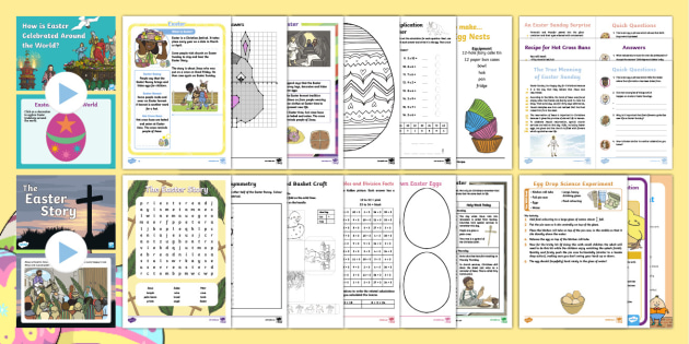 Easter Pack Age 8-11 (Teacher-Made)