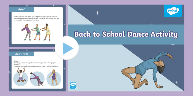 Back to School Dance Activity Presentation