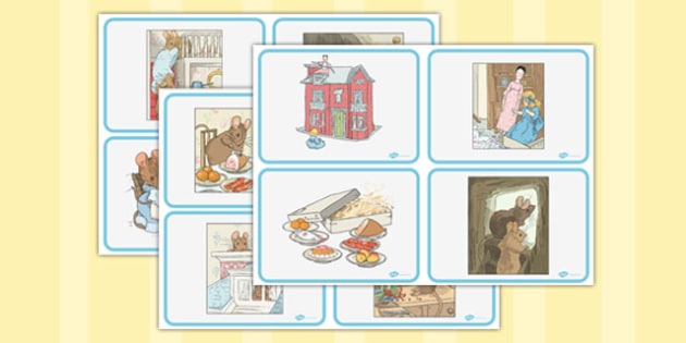 The Tale Of Two Bad Mice Story Sequencing Cards