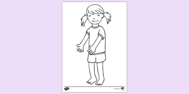 FREE! - Child Ready To Catch Colouring Sheet | Colouring Sheets