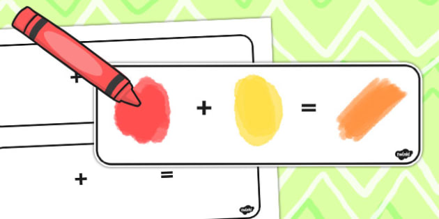 Colour Mixing Record Sheets (teacher made)