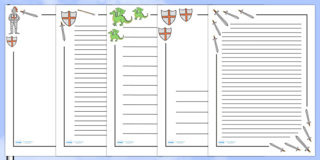 St George's Day Page Borders (teacher made)