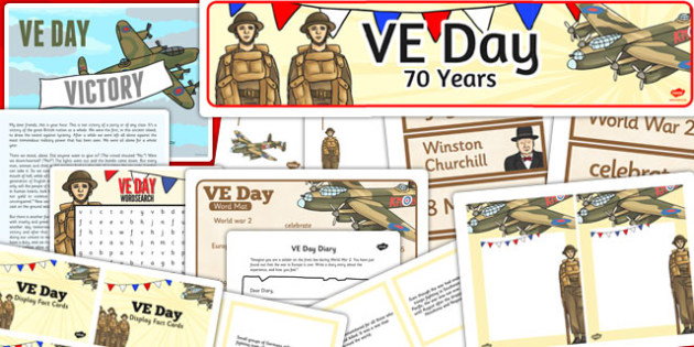 VE Day Resource Pack - ve, day, resource, pack, victory in europe