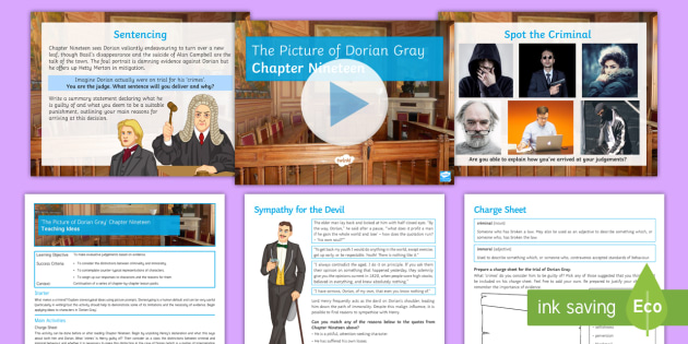 'The Picture of Dorian Gray' Chapter Nineteen Lesson Pack