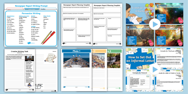 11+ Creative Writing Styles of Writing Pack (teacher made)