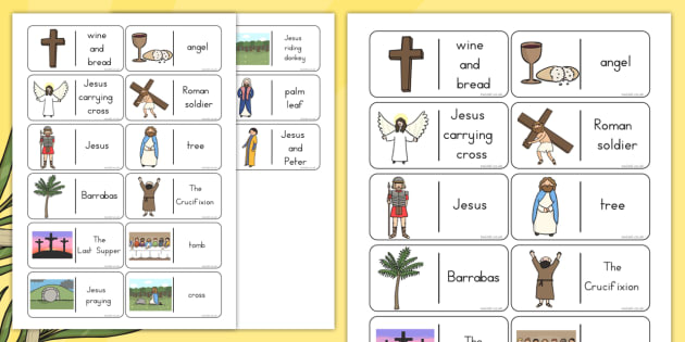 Easter Story Loop Cards (teacher made)