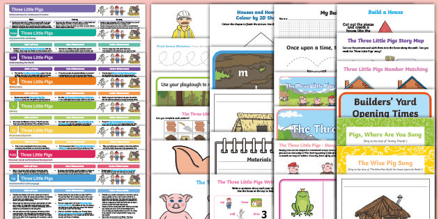 3 Little Pigs Planning and Provision Ideas and Resources