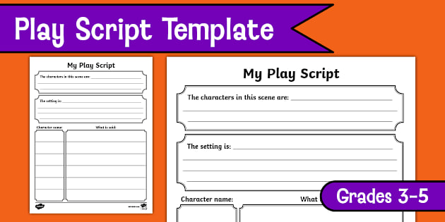 play script template word