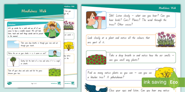 Mindfulness Walk (teacher made)