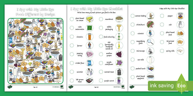 National Science Week 2021 Eye Spy Worksheet (teacher made)