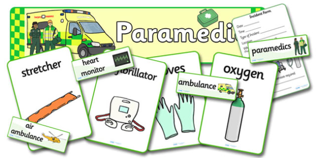 Paramedics Role Play Pack - Paramedics Role Play, paramedic, paramedic