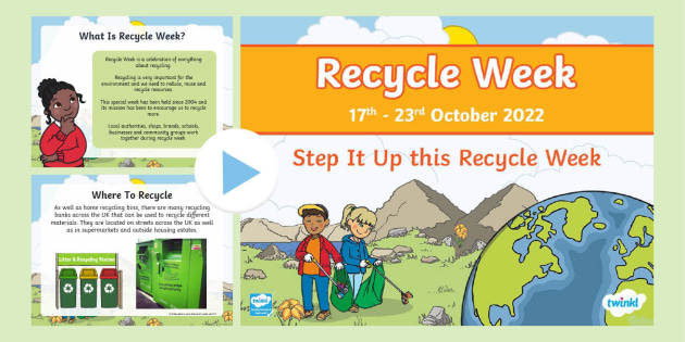 Recycle Week Activities - Twinkl Homework Help - Twinkl