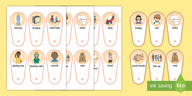 FREE! - Daily Routine Communication Fans (teacher made)