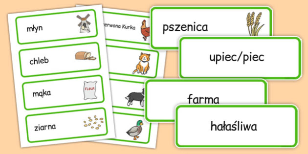 Little Red Hen Vocabularies | twinkl.com.au