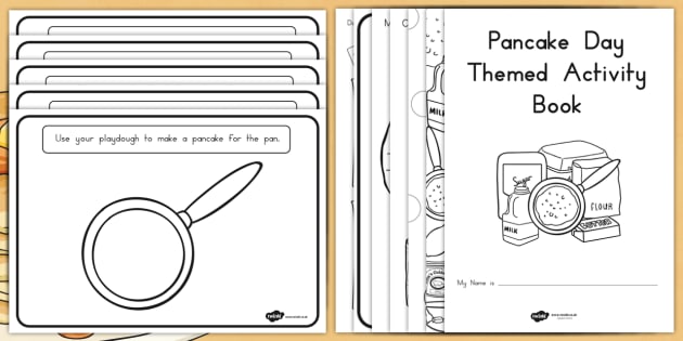 Pancake Day Themed Activity Book (teacher made)