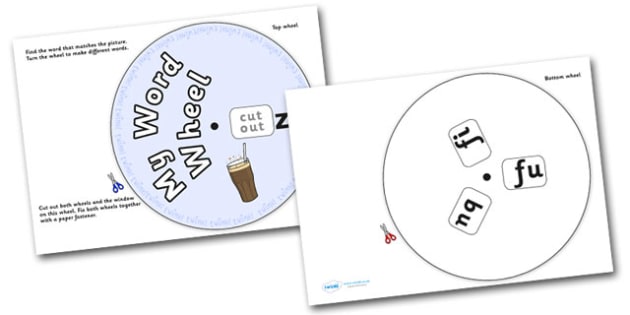 Phonics Digraph Word Wheel (zz) - Phonics, Digraph, word wheel, zz, DfES