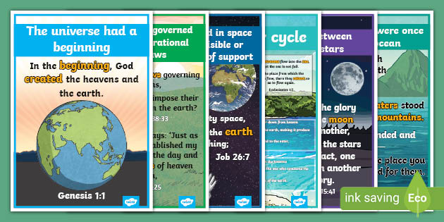 Bible and Science Posters