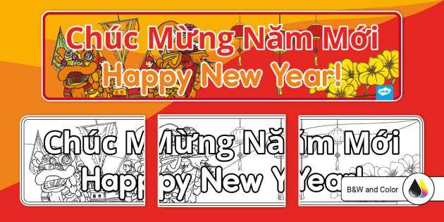 Tet Celebration Banner