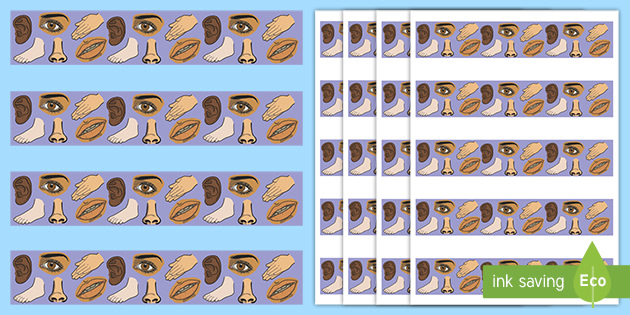 Body Display Borders (teacher made)