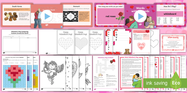 Valentine's Day 5-6 Resource Pack (teacher made)