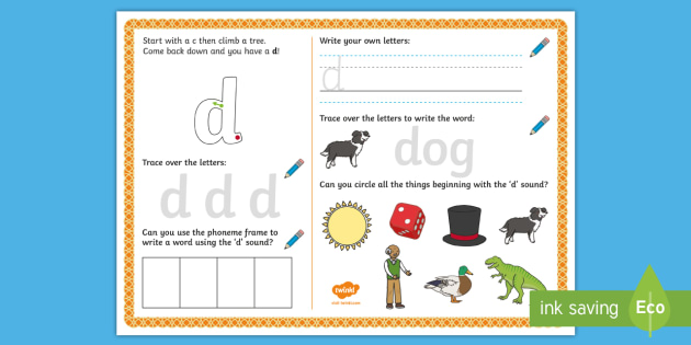 Phonics 'd' Sounds | twinkl.co.uk