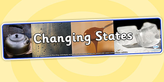 Changing States Photo Display Banner (teacher made)