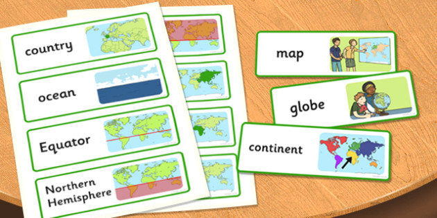 What a Wonderful World Word Cards (teacher made)