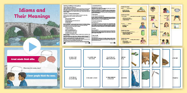 Idiom Phrases and Proverbs PDF | Primary Teaching Resources