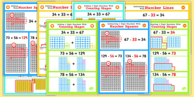 Year 2 Adding and Subtracting 2 2 Digit Numbers and Tens