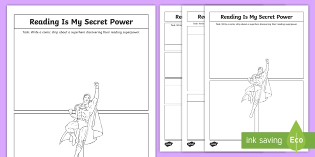 CBCA Book Week 2019 Comic Writing Template (teacher made)