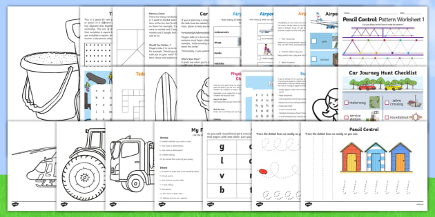 Family Days Out Activity Pack - Going on a Journey
