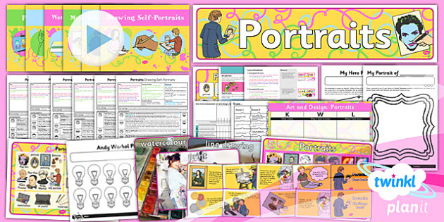 Portrait Lessons And Resources | A Complete KS1 Art Unit