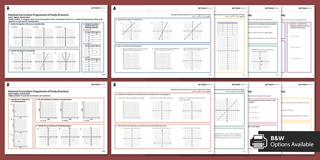 👉 Algebra Practice Mats Set 2 | Algebra Revision | Beyond